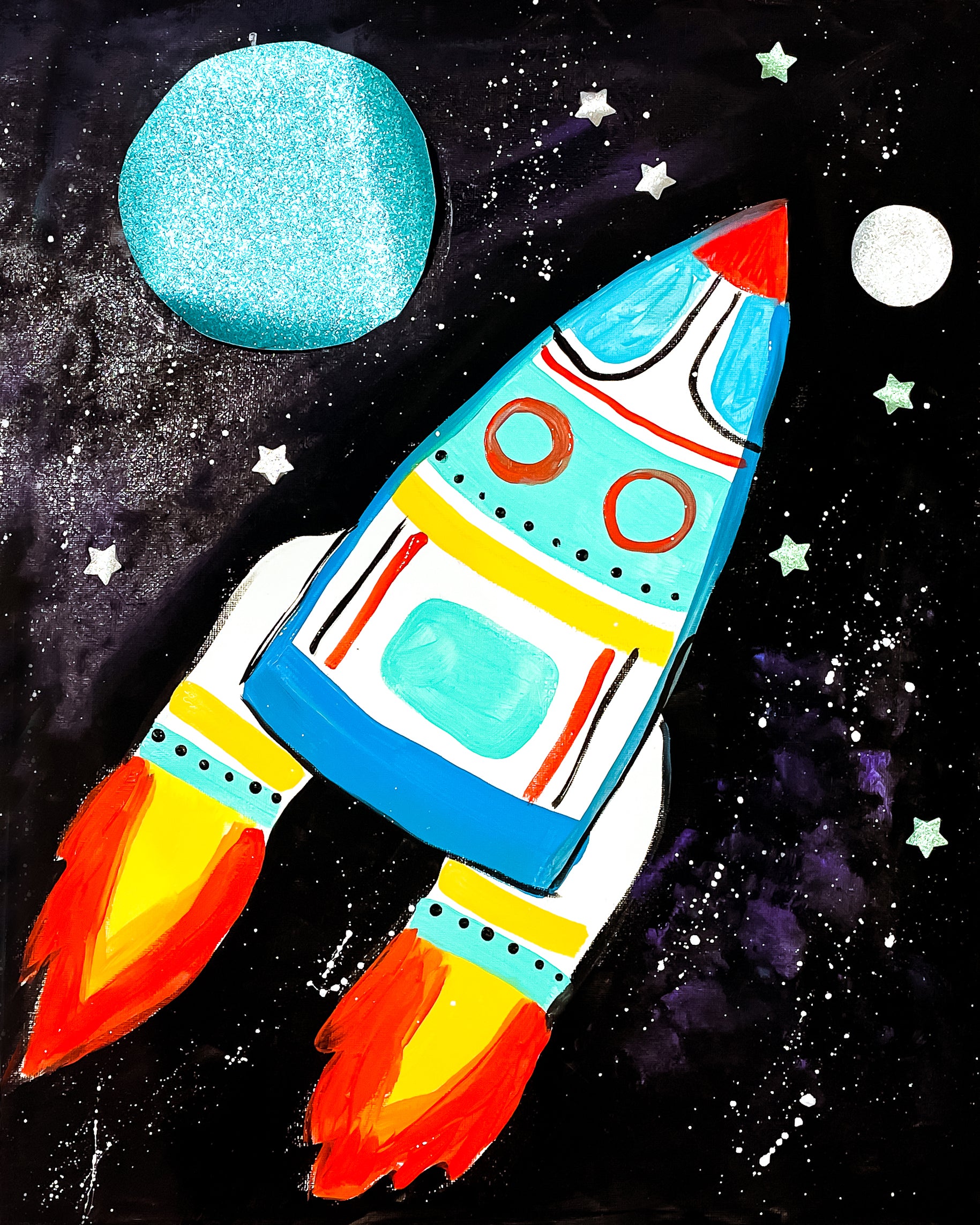Rocket Ship Art Kit – Neelah's Art Studio